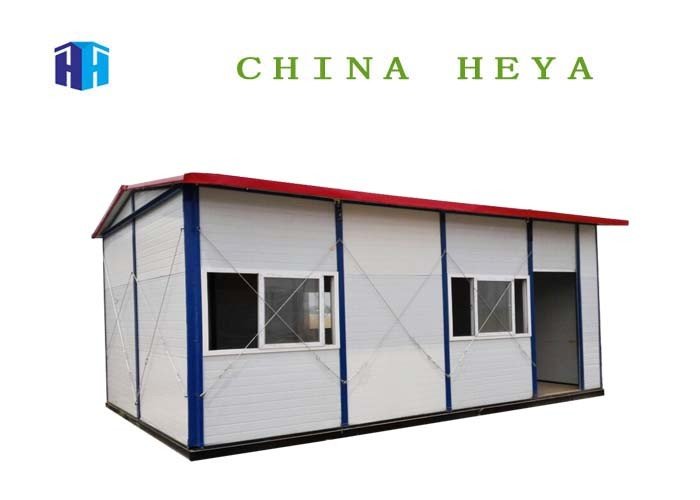 Building Site Modular Prefabricated Homes , Sustainable Prefab Homes For Labor Camp