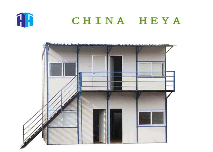 2 Layer Movable Prefab House Quick Build Steel Structure Fabricated Homes For Labor