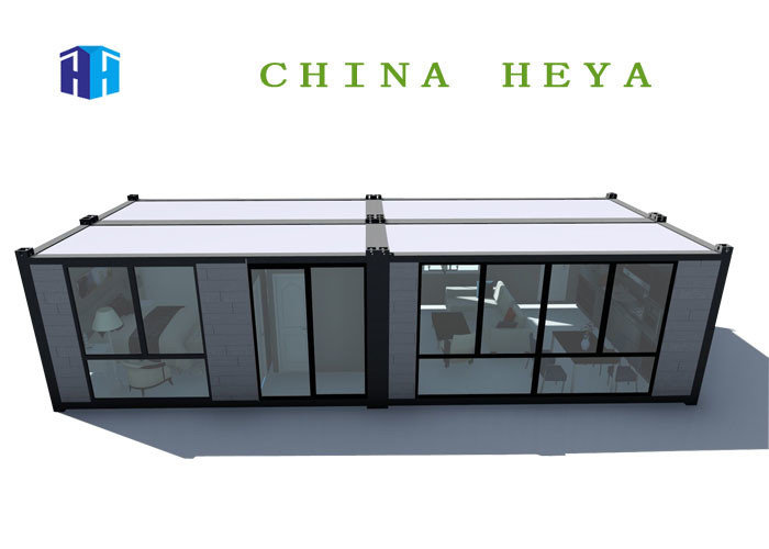 Iso Flat Pack Prefab House , 40 Ft Prefab Shipping Container Homes Anti Impact