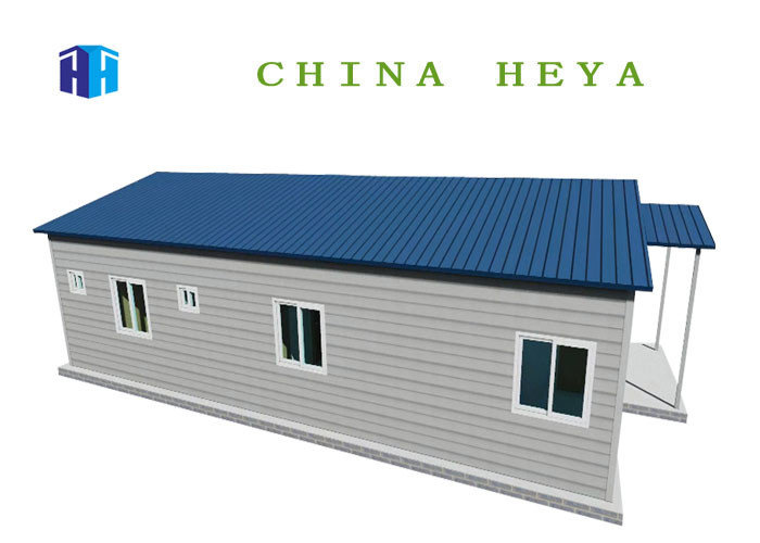 Commercial Factory Built Homes , Prefabricated Eco Homes 3 Bedroom 98 Square Meters