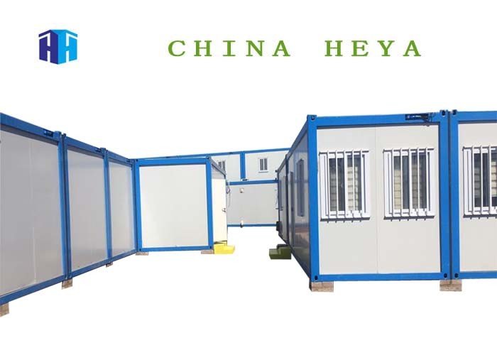 Ready Made Steel Container Prefab Camp Houses Easily Transported Grade 4 Fire Proof