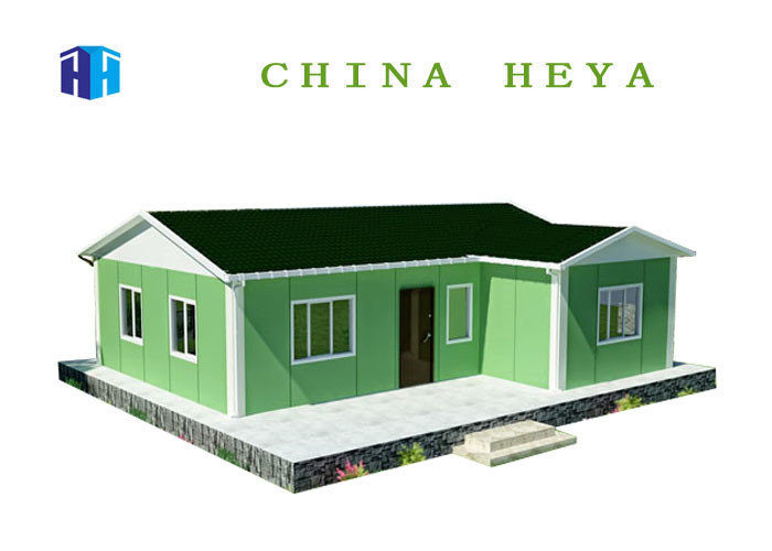 Modern Csteel Frame Modular Homes , 3 Bedroom 1 Bath Mobile Home Energy Saving