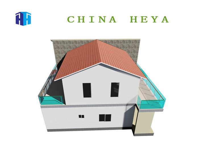 Fireproof Ready Made Prefab House Villa Luxury Home Accessories 70 Years Lifetime