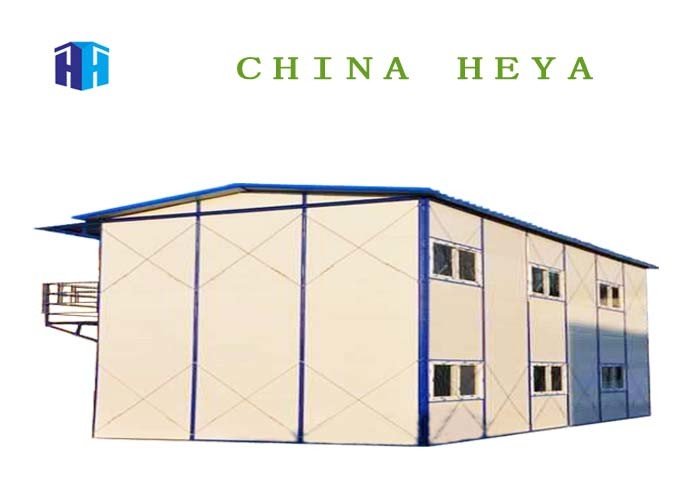 Fireproof Single Wide Modular Homes Custom Built Metal Buildings 0.45kn/㎡ Wind Load