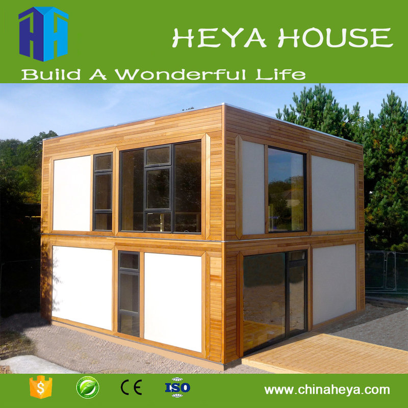 Office Modern Studio Prefabricated Shipping Container House Big Glass Door 2 Bedrooms