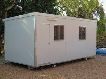 Beautiful Prefab Movable Ready Made Container House Steel Structure In White Color
