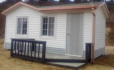 Germany Dismountable Movable Prefab House , Fire Proof Small Modular Cottages