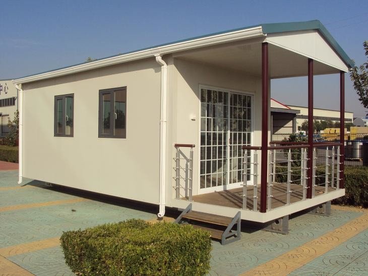 High Quality Quick Assembly Beautiful 1 Bedroom Prefab Homes 24m2 Modern Prefab Homes