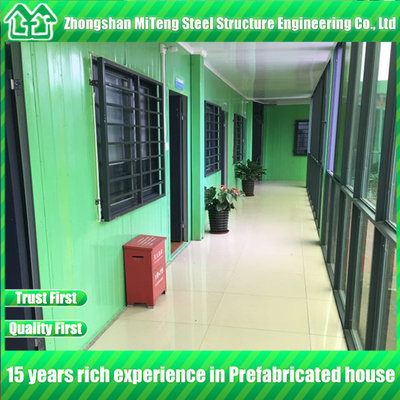 Prefab container house Luxury house container office with  Glass wall