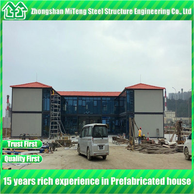 Macau Luxury office house glass wall 20ft container House