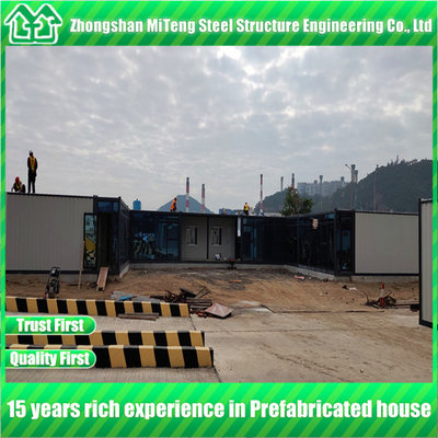 Macau Luxury office house glass wall 20ft container House