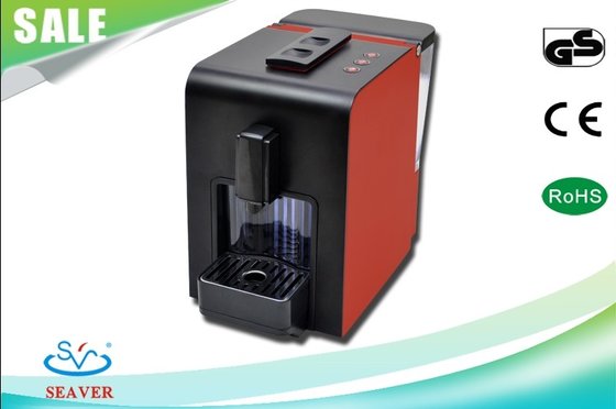 Black And Red Automatic Espresso Coffee Machine With CE / ROHS / CB / GS Standard