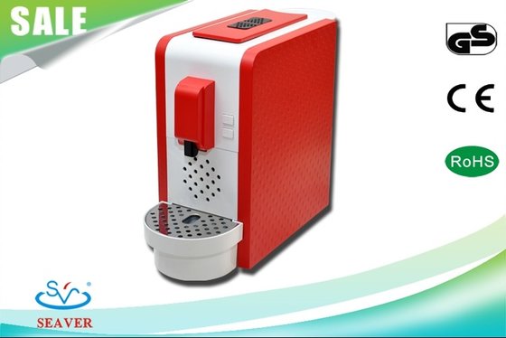 850ml Fully Automatic Espresso Machine , 19 Bar Pressure Coffee Machine Red And White 