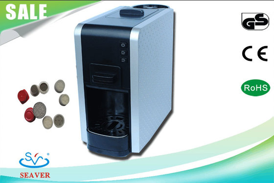 Customized Caffitaly Capsule Coffee Machine , Coffee Maker Capsules In Silver / White / Green