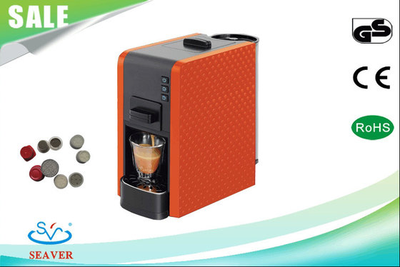 230V Customized Capsule Coffee Machines , Red Coffee Maker With Italy Water Pumps