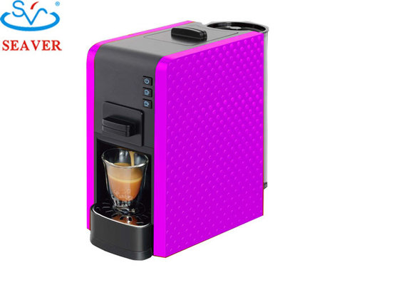 Professional Multi Capsule Coffee Machine , Purple Coffee Maker For Soft Capsule / Pods