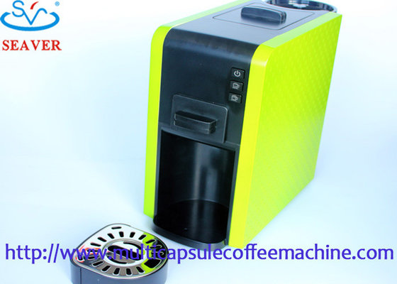 230V Italy Pump Yellow Coffee Maker Pods Machine With ABS Material
