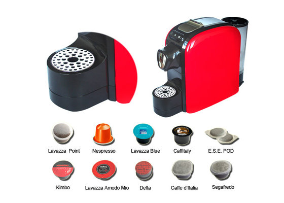 Colorful Electrical Italy Capsule Coffee Machines CE / GS Certification