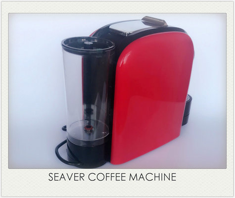 New design capsule coffee machine LFGB ,CE ,RoHS Certification and ABS Housing Material