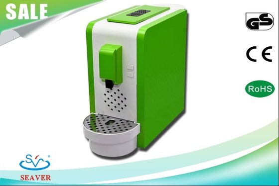Pre - Brew Function Home Coffee Making Machine , Green Coffee Maker With Detachable Water Reservoir