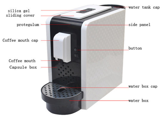 Electronic Control Home Coffee Machines In Green  / silver / Yellow / Black Color