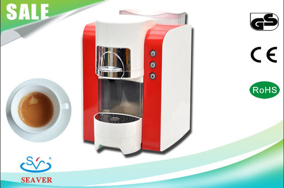 Customized Portable Programmable Coffee Maker , Red Coffee Making Machine For Office
