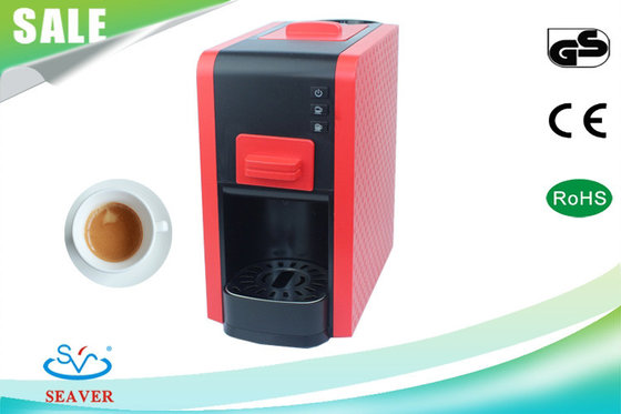 Single Cup Espresso Office Coffee Machines , Red Coffee Making Machine Multi Function