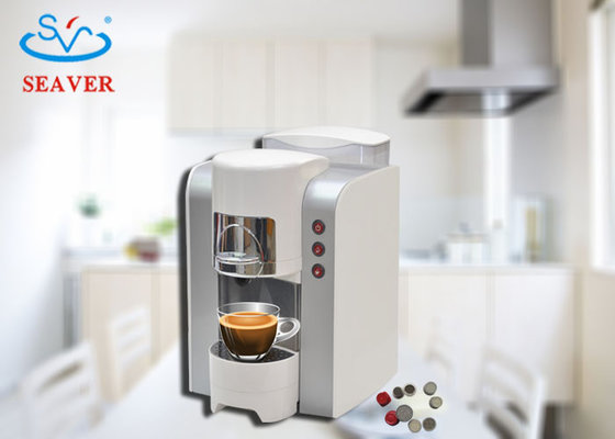 Safe Automatic Classic Coffee Brewer Machine , Silver Coffee Machines With Capsules
