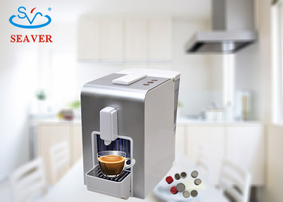 220 - 240V Red / Silver Espresso Coffee Brewer Machine Elegant Appearance Design