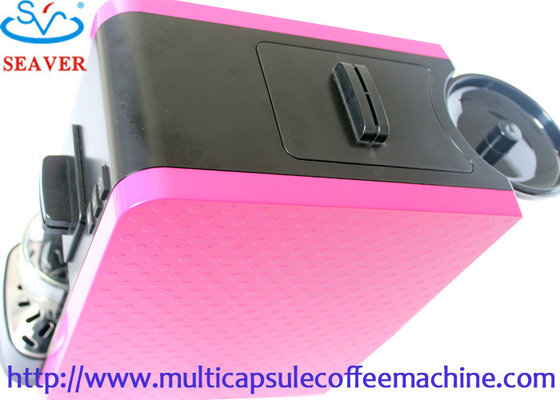 Portable Pink ESE Coffee Pod Machines With Adjusting Brewing System