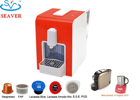 Exhibition Halls Automatic Coffee Brewer Machine , Red Coffee Makers With Pods