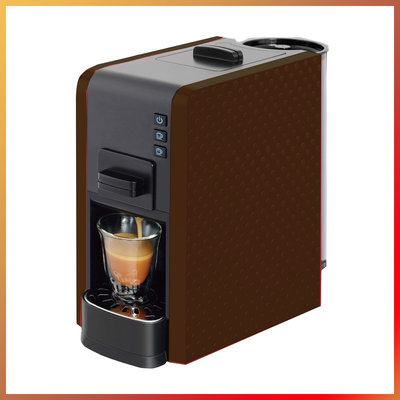 Brown 0.85L Caffitaly Coffee Machine With ABS Housing Material with different drawers