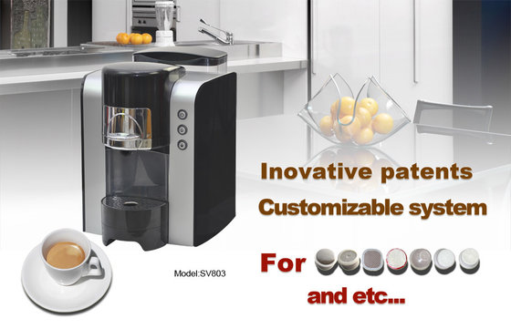Hotel / Home/ Office 19 Bar Pump Caffitaly Capsule Machine With Drawer