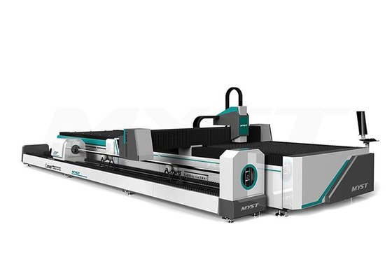 China Fiber Laser Cutting Machine With Rotary And Exchange Table MTF3015JR pipe laser cutting machine supplier