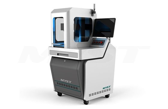 China Desktop Fiber Laser Marking Machine With Cover desktop metal laser cutter professional laser cutting machine company supplier