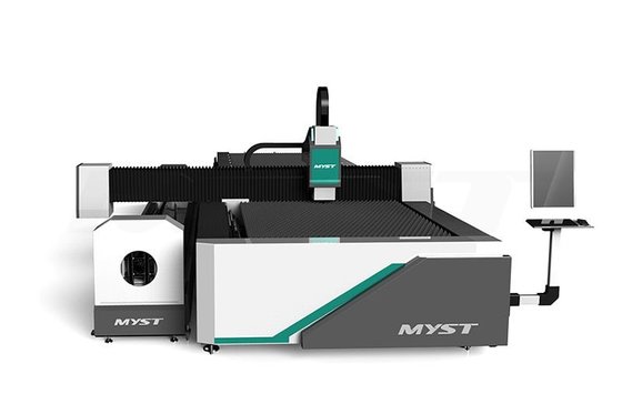 Fiber Laser Cutting Machine With Rotary And Exchange Table MTF3015JR pipe laser cutting machine supplier