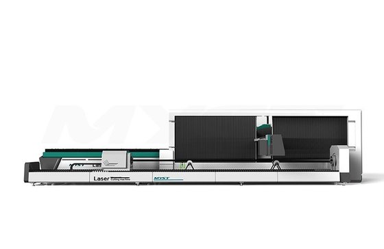 Fiber Laser Cutting Machine With Rotary Exchange Table and Cover MTF3015GR custom Laser cutting machine manufacturer supplier
