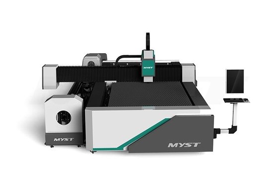 Excellent CNC Fiber Laser Cutting Machine With Rotary MTF3015R cnc laser cutting machine price supplier