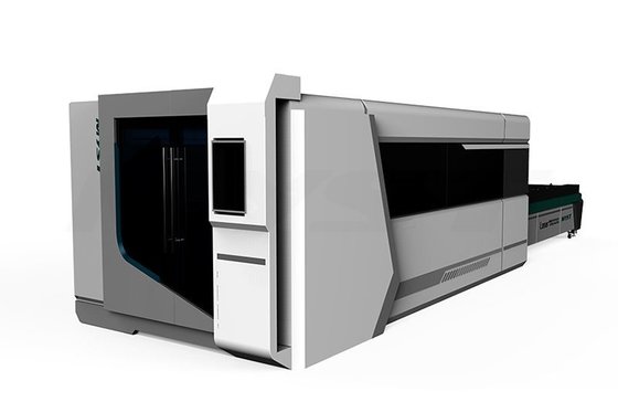 Full Cover Fiber Laser Metal Cutting Machine With Exchange Table MTF3015G sheet metal laser cutting machine price supplier