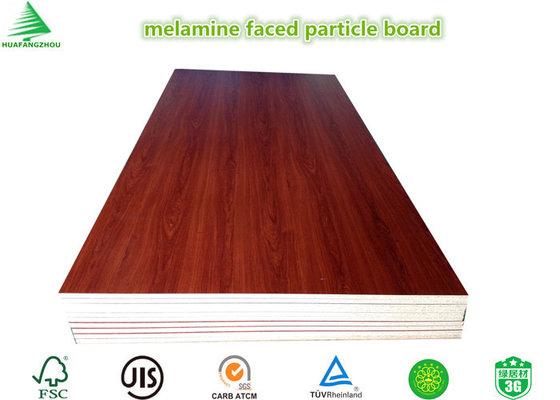 New design wood grain wholesale cheap E0/CARB P2 4'X8' melamine laminated particle board