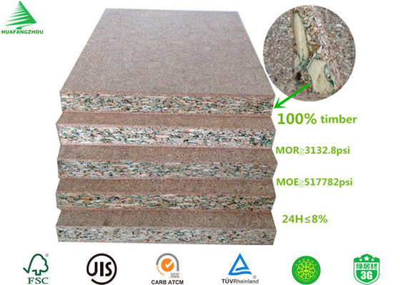 E1 /E0 kitchen cabinets manufacturing 18MM highly moisture resistant particle board
