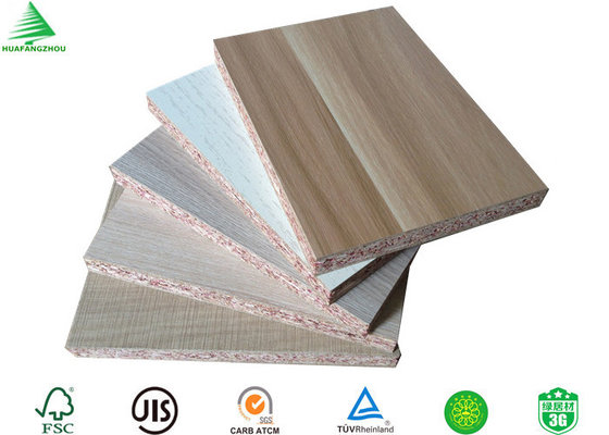 2016 US market hot sale NAF standard 9-25mm wood grain melamine flakeboards