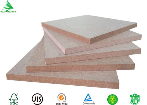 Guangzhou high quality wholesale cheap E1 class 4.5MM thin raw plain mdf