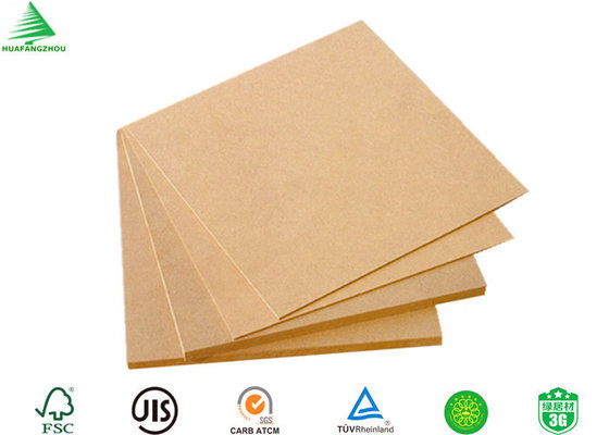 Guangzhou high quality wholesale cheap E1 class 4.5MM thin raw plain mdf
