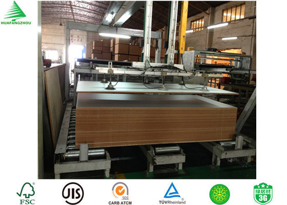 Guangzhou supplier wholesale good quality E1 4X8 18mm titanium white melamine faced mdf board