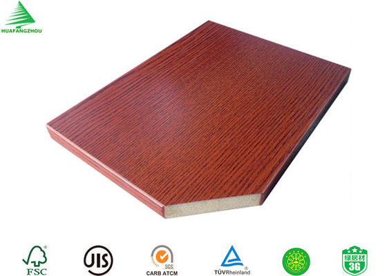 2016 New design China 4X8 wholesale apple wood emboss melamine mdf board