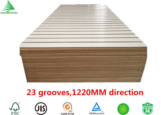 Top sale 4'X8' China home decor dark green shadow wall melamine slotted mdf board