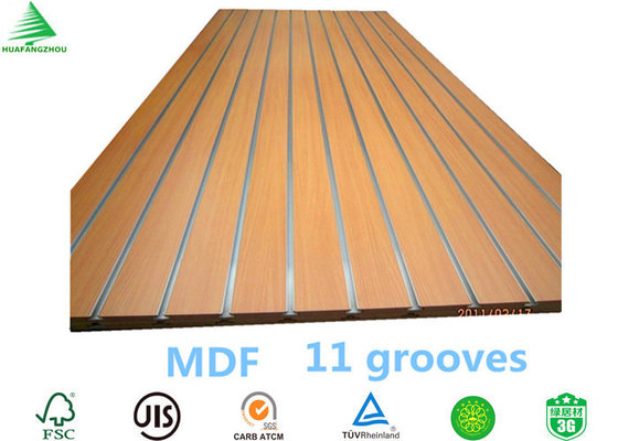 Top sale 4'X8' China home decor dark green shadow wall melamine slotted mdf board