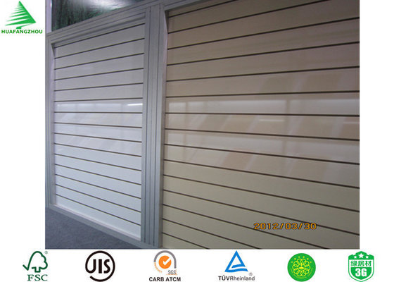 2016 hot sale promotion top quality solid colour shoe store cheap melamine slotted panels