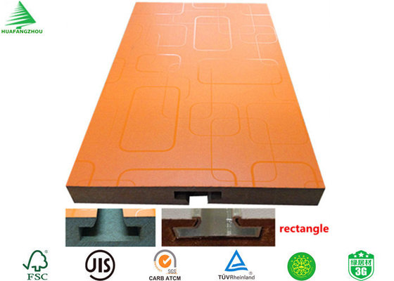 4-ftX8-ft melamine shoe store decorative mdf slot wall